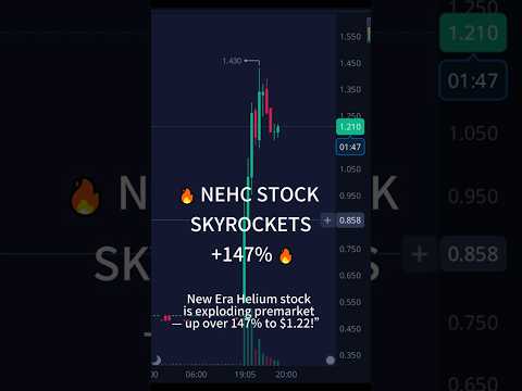 NEHC Stock Explodes +147%! AI Data Center Plans Revealed in Texas π #sp500