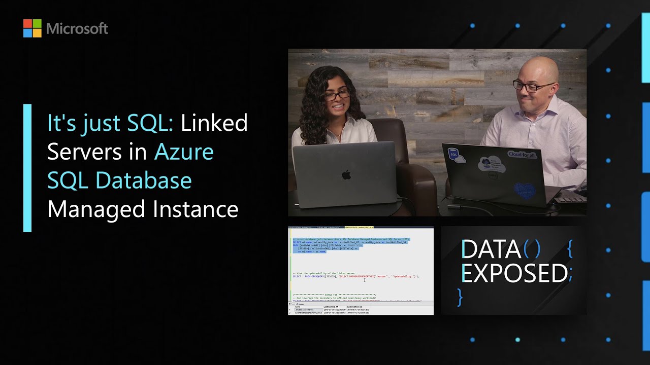 It's just SQL: Linked Servers in Azure SQL Database Managed Instance | Data Exposed