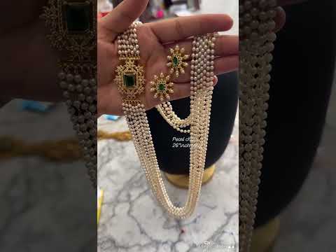 Code *s k37Own collection Side locket pearl chain With studs 1/50+$
