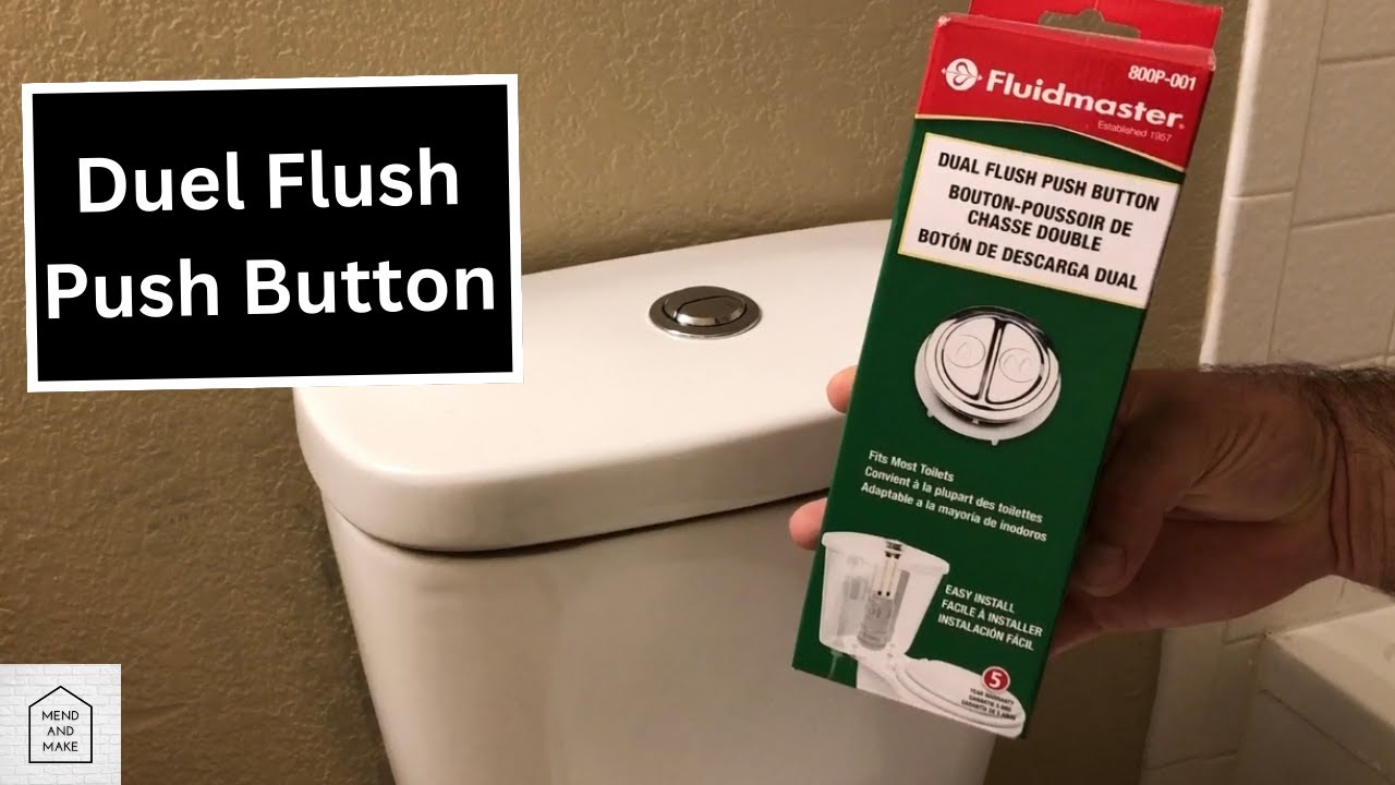 Duel Flush Push Button by Fluid Master