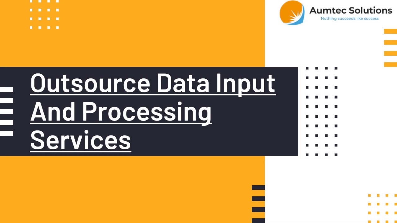 Outsource Data Input And Processing Services