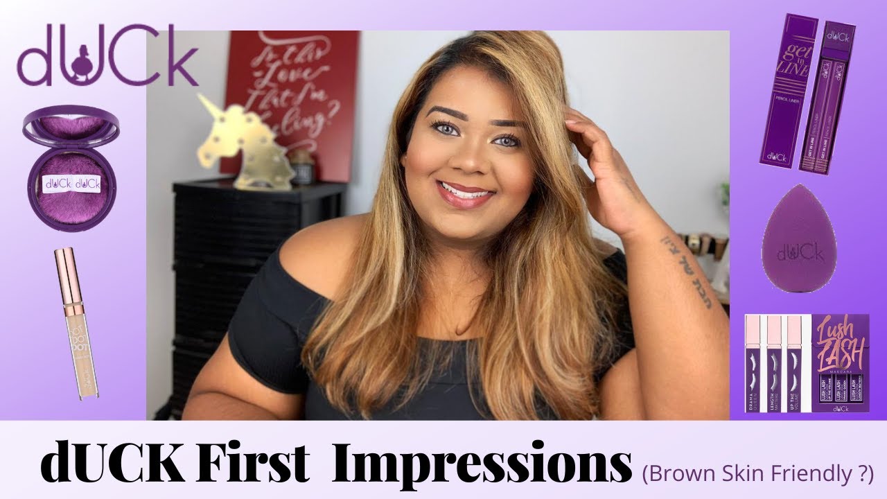 dUCK Cosmetics First Impressions and Review | Brown Skin Edition | Ashyy Edward