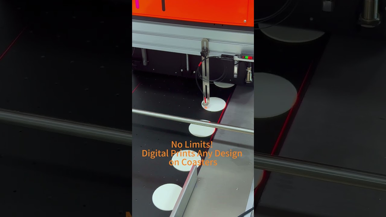 No Limits! Digital Prints Any Design on Coasters