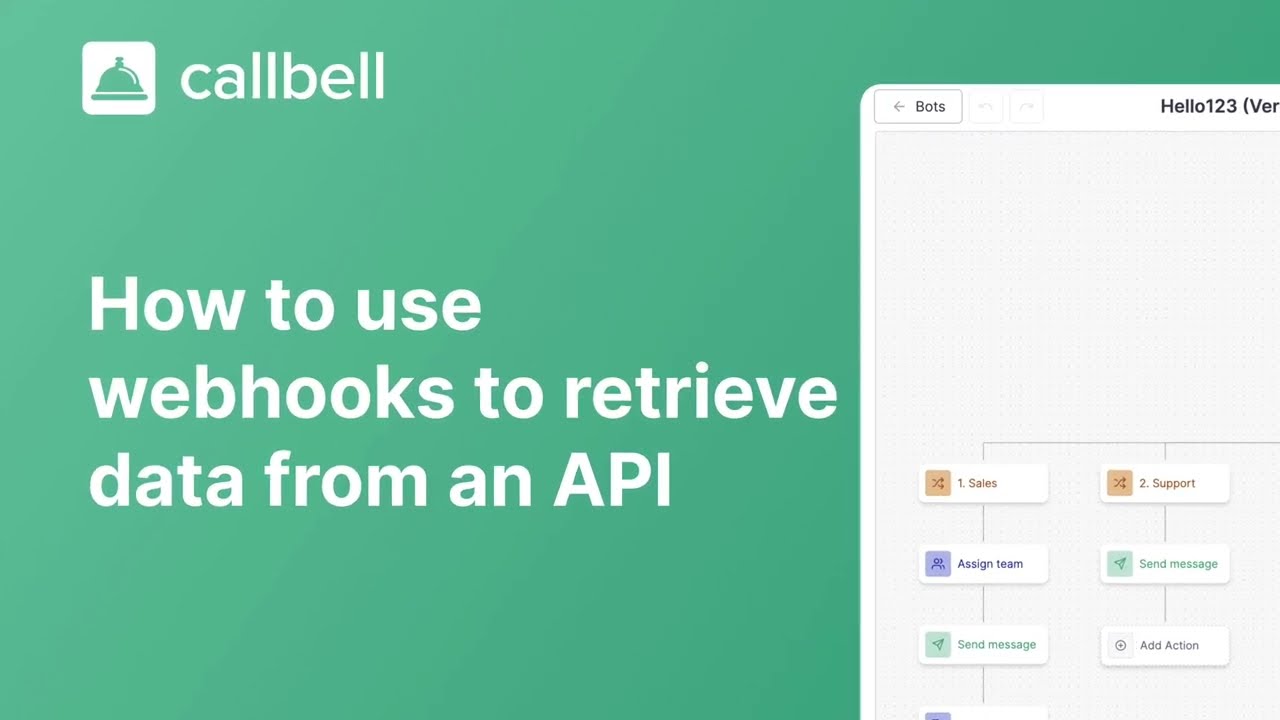 How to use Webhooks to retrieve data from an API - Callbell Chatbot