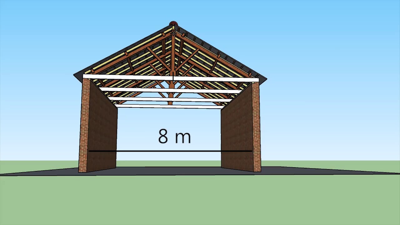 KING POST TRUSS | BUILDING CONSTRUCTION