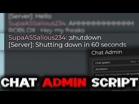 FE Chat Admin Script - ROBLOX EXPLOITING