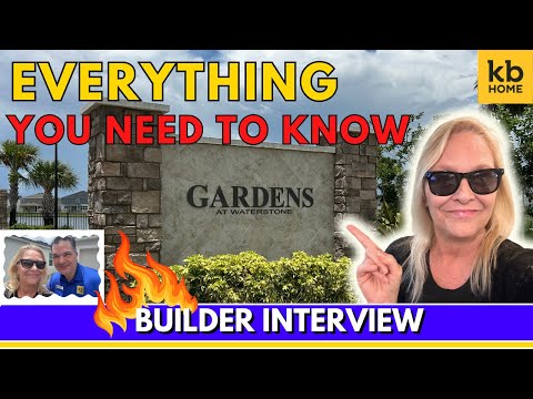 Build a KB Home in Palm Bay | Gardens at Waterstone Tour + Builder Q&A