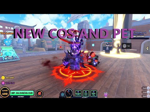 [Anime Dungeon Fighters] New Update  Shadow Lord Cos And Tusk Pet