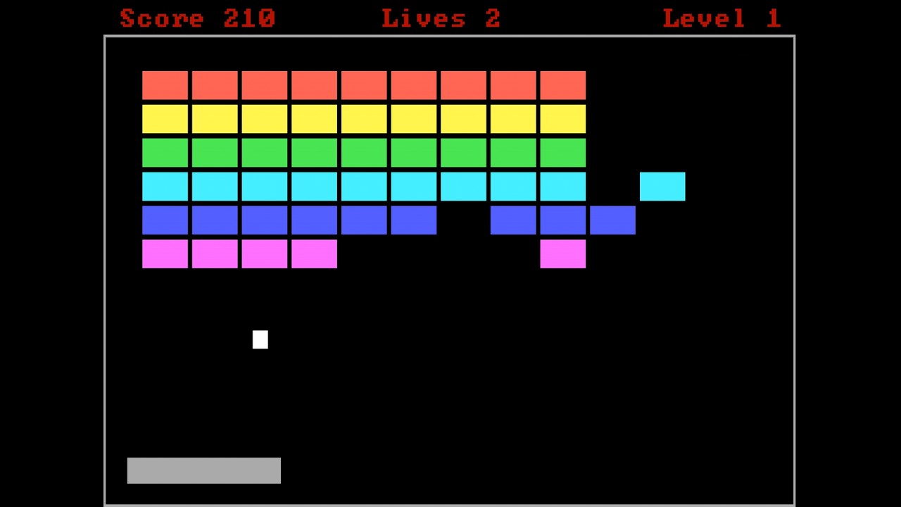 Relaxing MS-DOS Programming: Breakout Clone in Turbo Pascal 7 (2h49m)