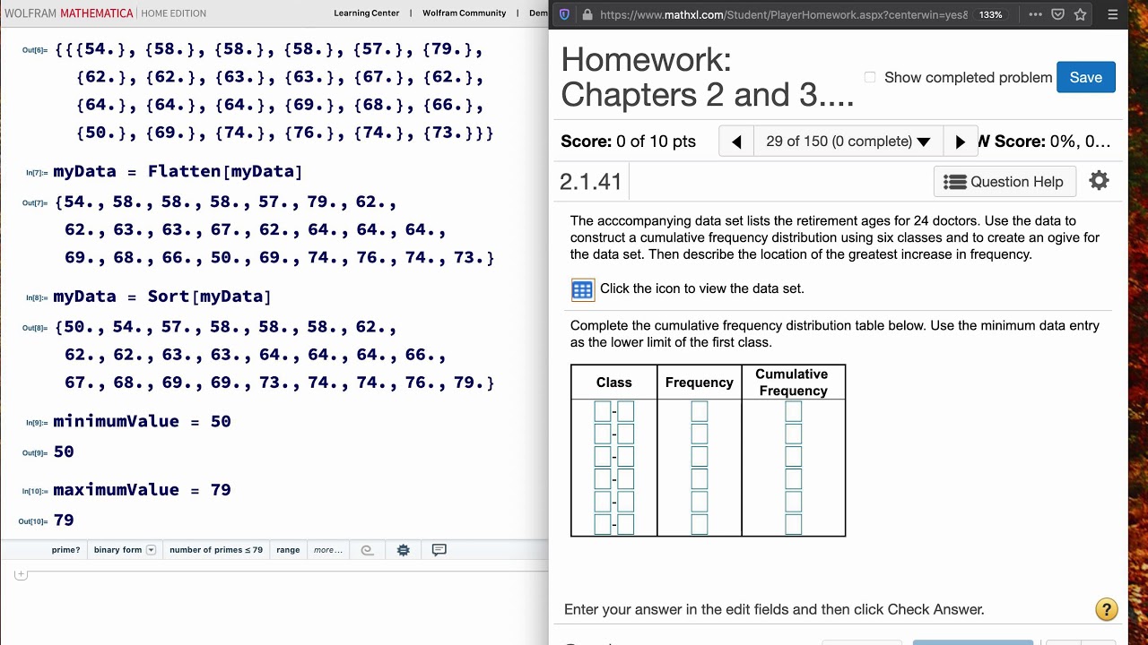 Frequency Distribution in Mathematica, Part 1