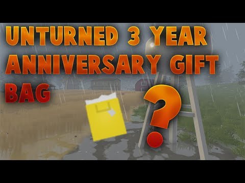 Steam Community :: Video :: Unturned 3 year anniversary gift bag opening!!