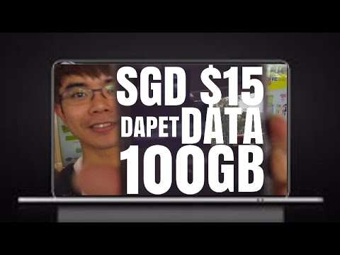 SGD $15 DAPET DATA 100GB l VLOG 8