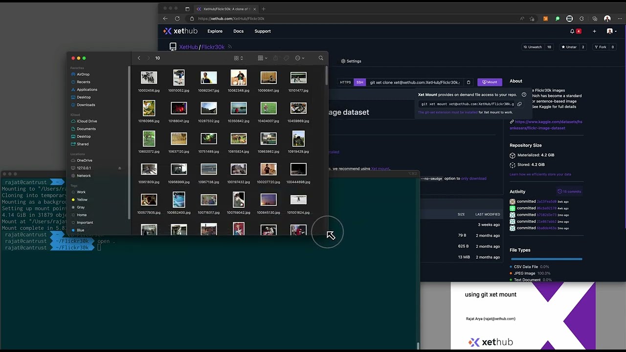 How to Explore Data Instantly Using Git-Xet Mount from XetHub