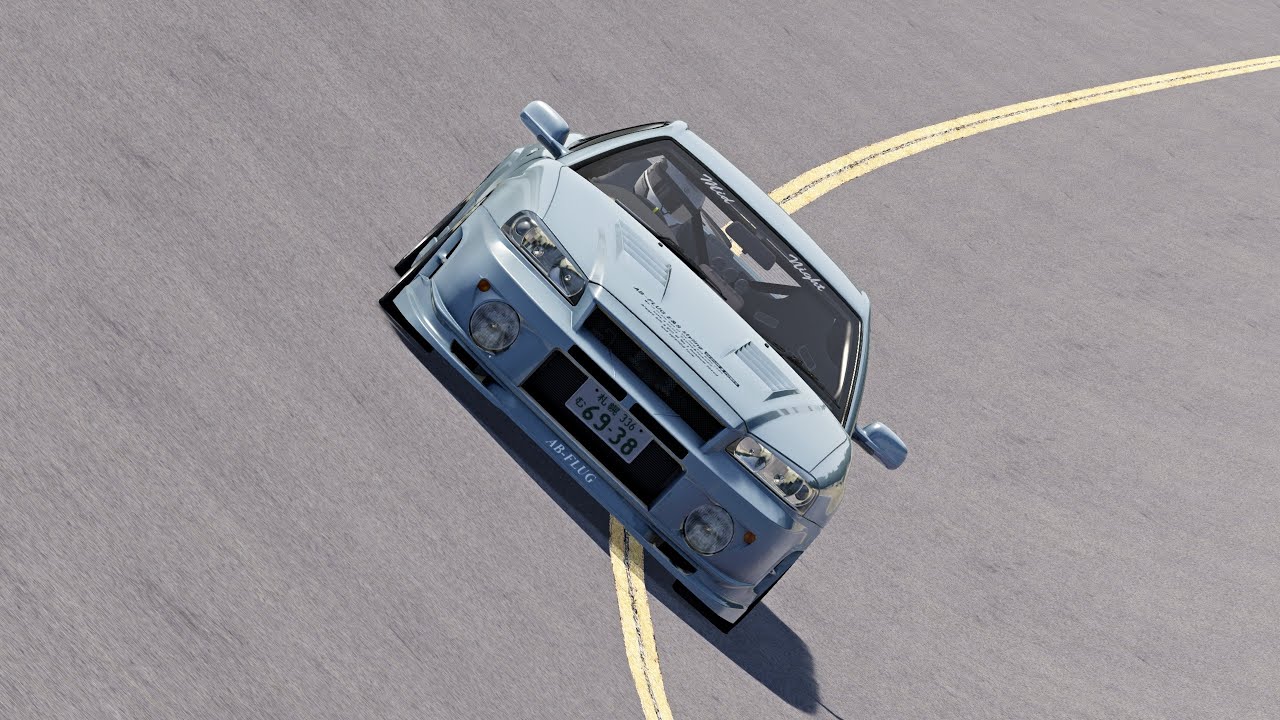 Nissan Skyline GTR R34 Mid Night Abflug 1.1 - Assetto Corsa