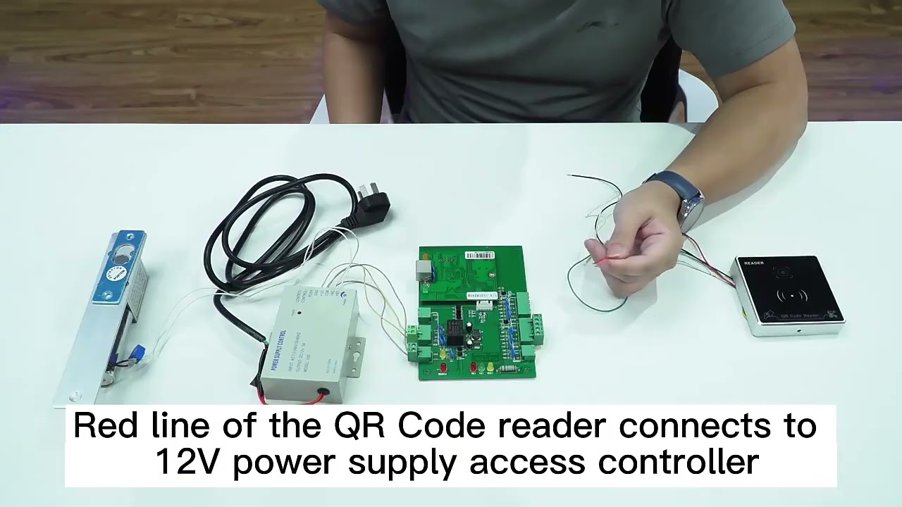 Door Access Control System Security Barcode QR Scanner NFC Wiegand 26/34 IC Reader QR Code RFID