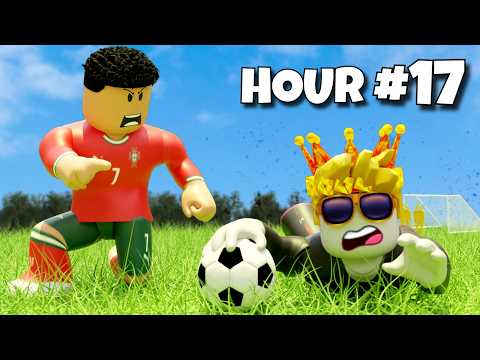 I Played Like Cristiano Ronaldo for 24 Hours! (Roblox)