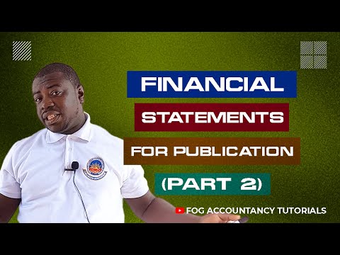 FINANCIAL STATEMENTS FOR PUBLICATION (PART 2)