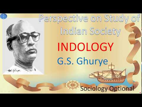 G.S.Ghurye: Concept of Indology Video Lecture - Sociology Class 11 ...