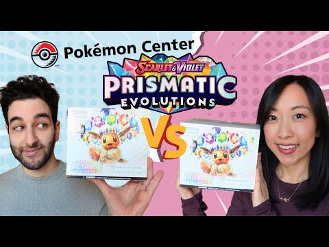 We Each Open a Prismatic Evolutions ETB From Pokemon Center