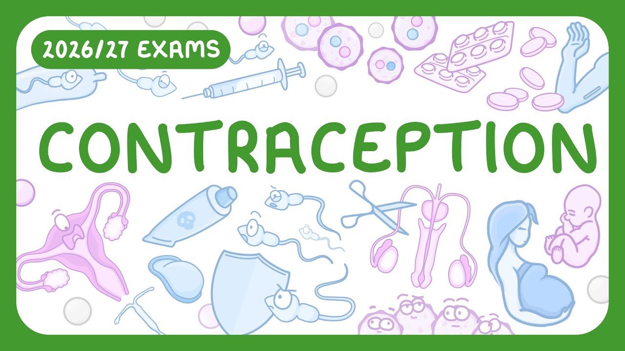 GCSE Biology - Contraception | Hormonal vs Non-Hormonal Contraception (2026/27 exams)