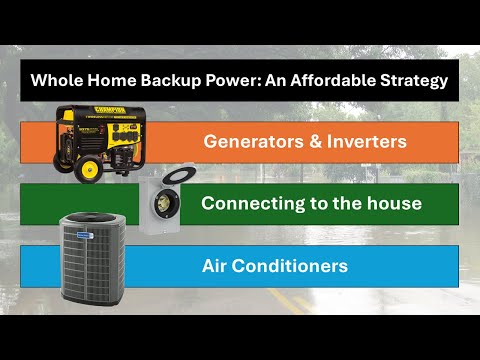 Webinar: An Affordable Strategy for Whole Home Backup Power – Follow-up ...