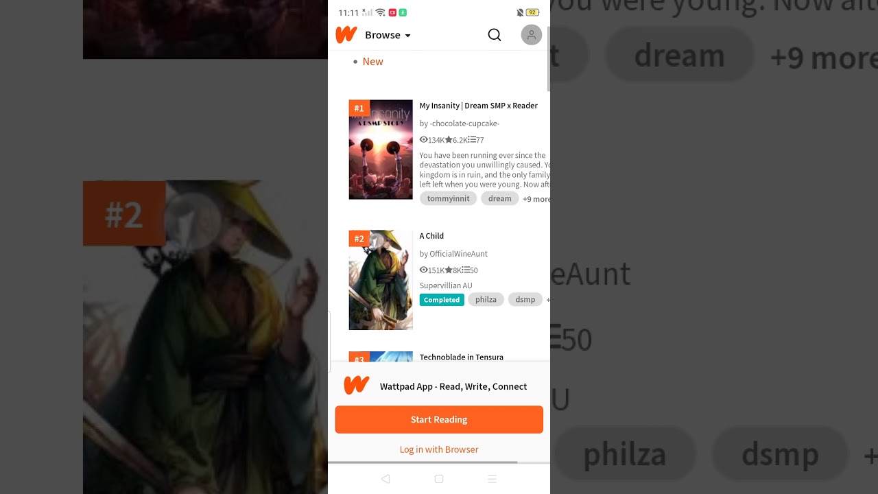 i was trying to read Wattpad but this happened 😔