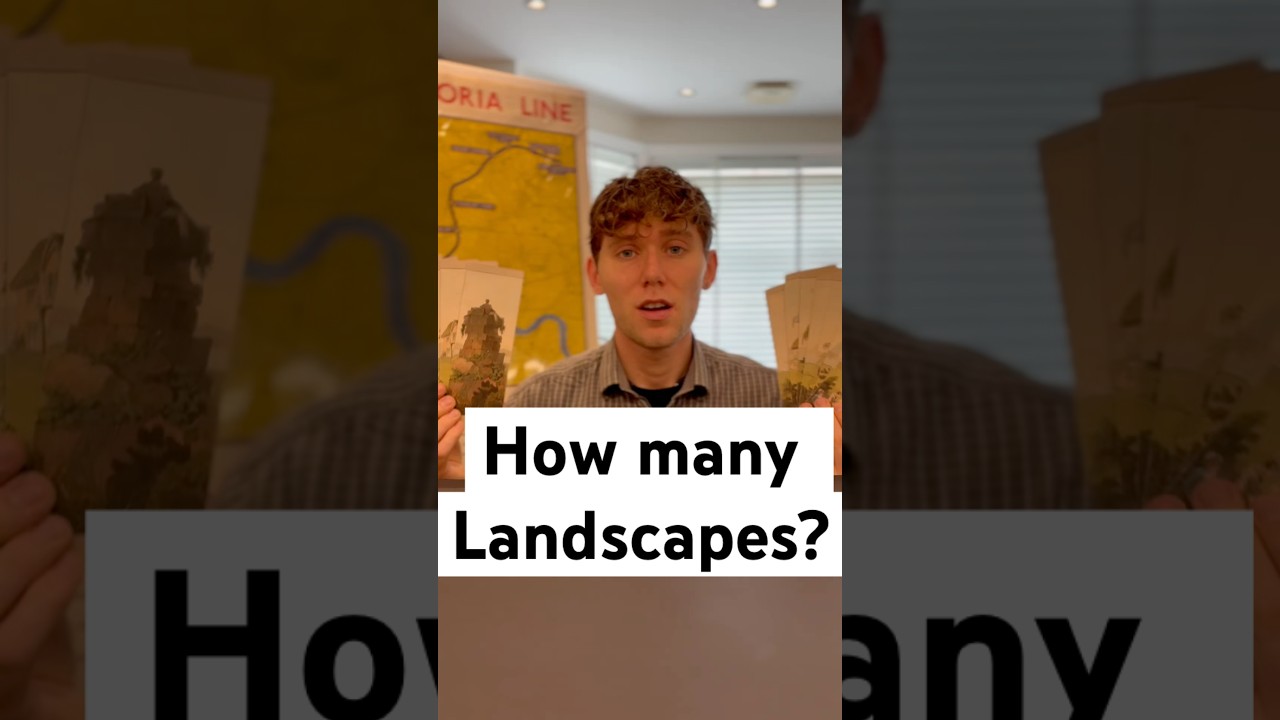 With 16 cards how many landscapes can be made? The answer may surprise you… #history #antiquemaps
