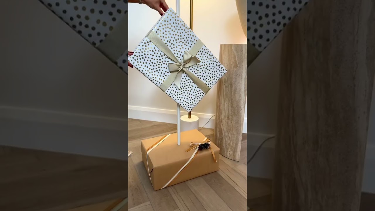 Decorate gift boxes for Christmas 🎁 #shorts #shortvideo #diy #decoration #merrychristmas