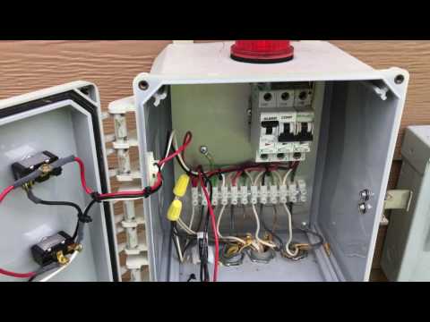Red light and alarm aerobic septic system is going off. What do I do?