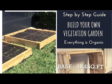 DIY Garden|Grow Organic vegetables at Home | How to Build Vegetation bed at home | Step by Step Vlog