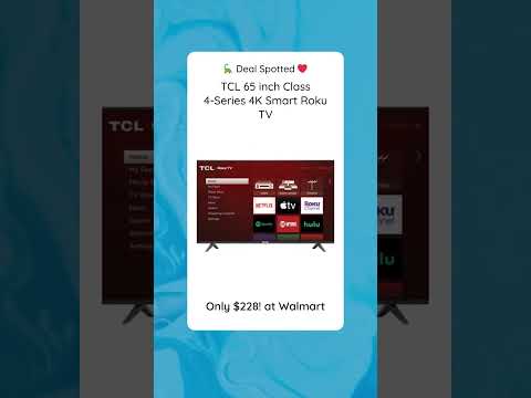 Deal Spotted: TCL 65 inch Class 4-Series 4K Smart Roku TV