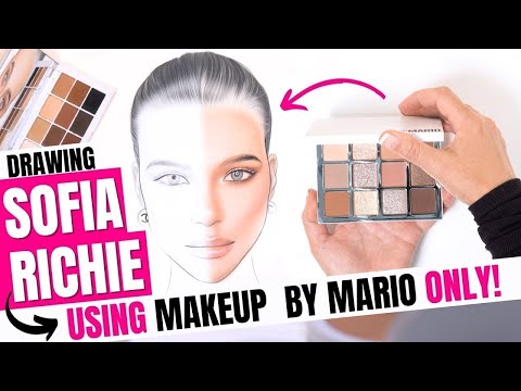 Face Chart Tutorial | Drawing With Makeup by Mario | Liza Kondrevich #facechart