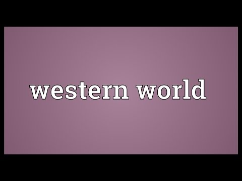 Western world Meaning