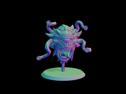 👹 Spectator – Eyestalk Sentinel 3D Printable Miniature・ STL File for 3D ...