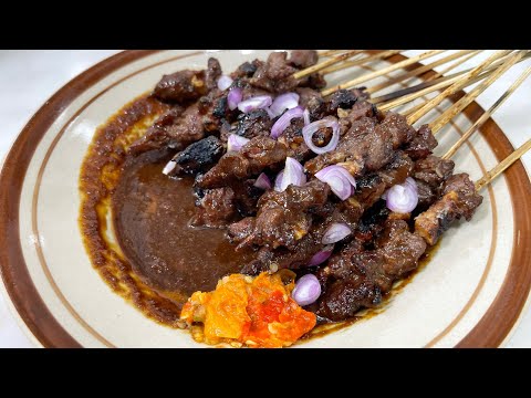 TIAP DAPAT QURBAN SELALU PAKAI RESEP INI, SATE KAMBING BUMBU KACANG ANDALAN KELUARGA