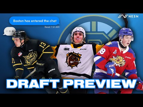 Boston Bruins 2025 NHL Draft Preview!
