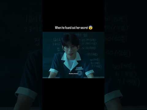 He found out her Secret ????☠️???? Psychopath boy #kdrama #cdrama #scary #school #shorts #viralvideo #fyp
