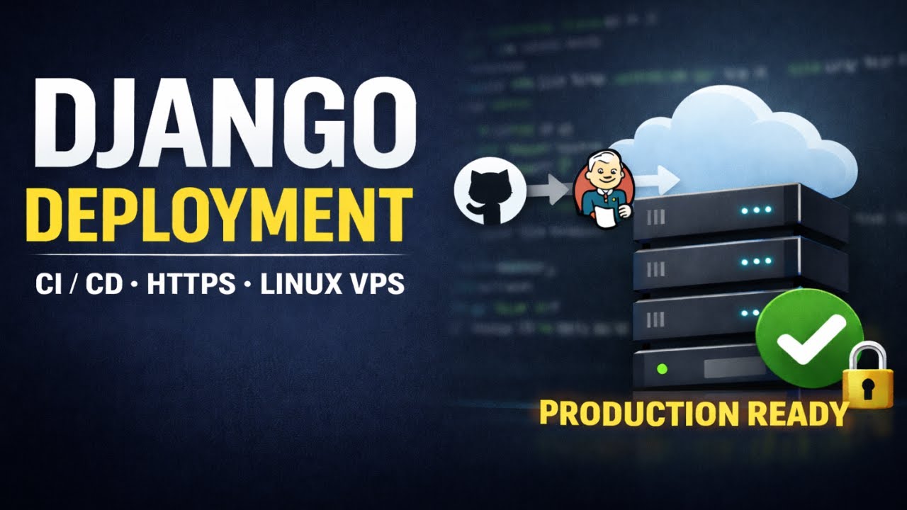 Deploy Django on a Linux VPS — Nginx, Gunicorn, HTTPS, CI/CD, PostgreSQL