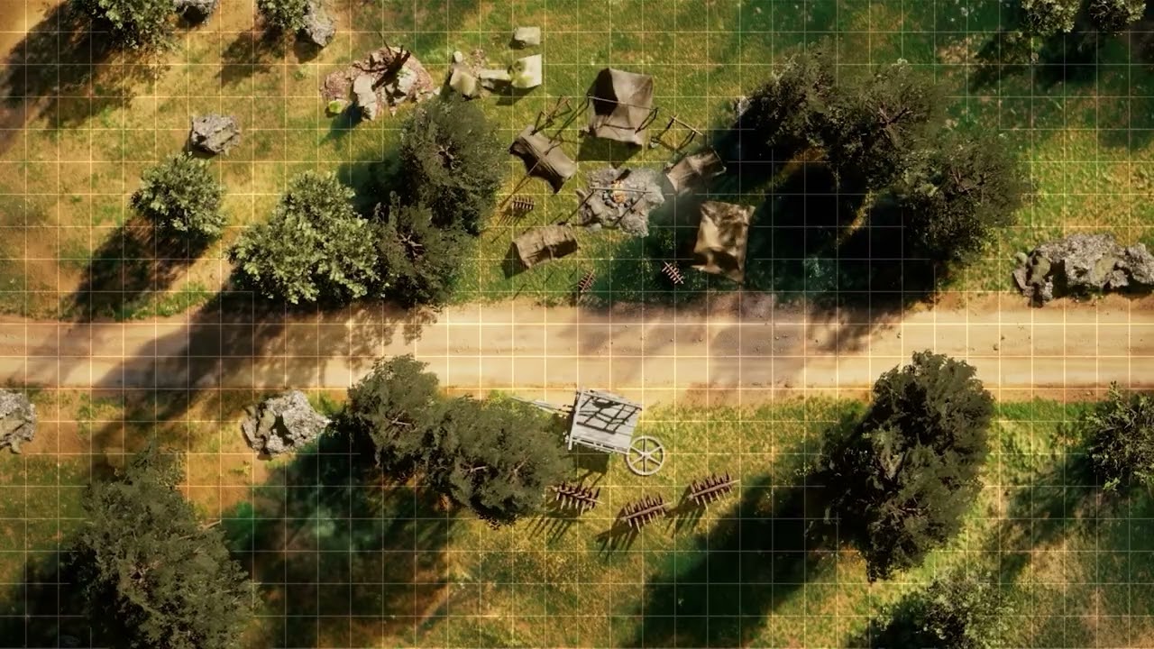 D&D | Waycamp Part 1 Grid | Animated Battle Maps
