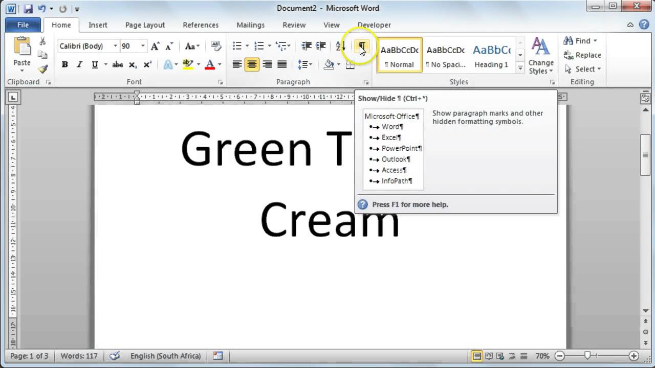 CAT 10 Word Processing Office - 14 Page Setup II