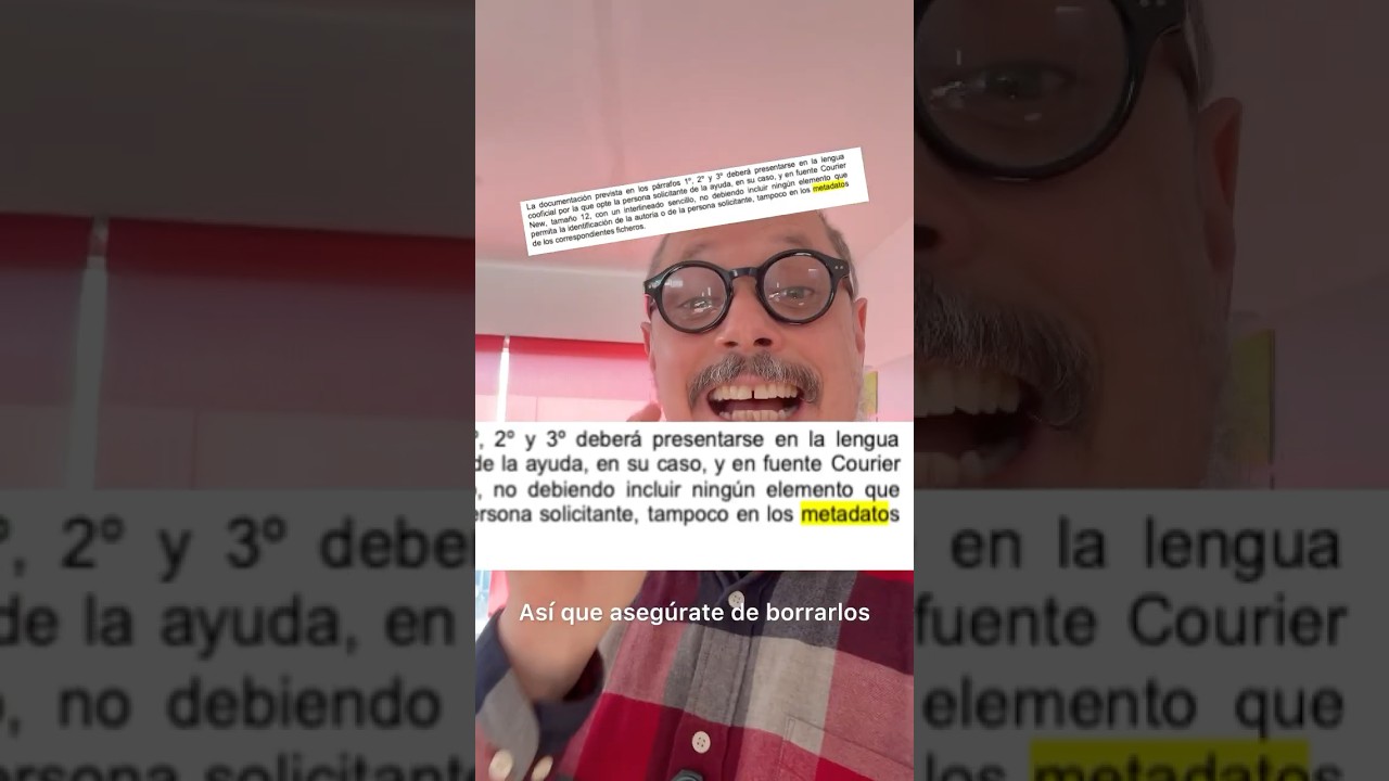 Cómo borrar los meta datos de tu PDF para las ayudas del ICAA #guion #consejos #guionista