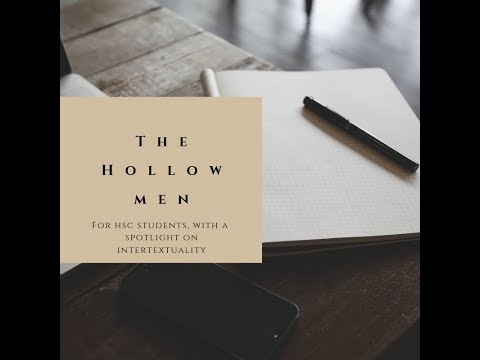 "The Hollow Men" T.S. Eliot