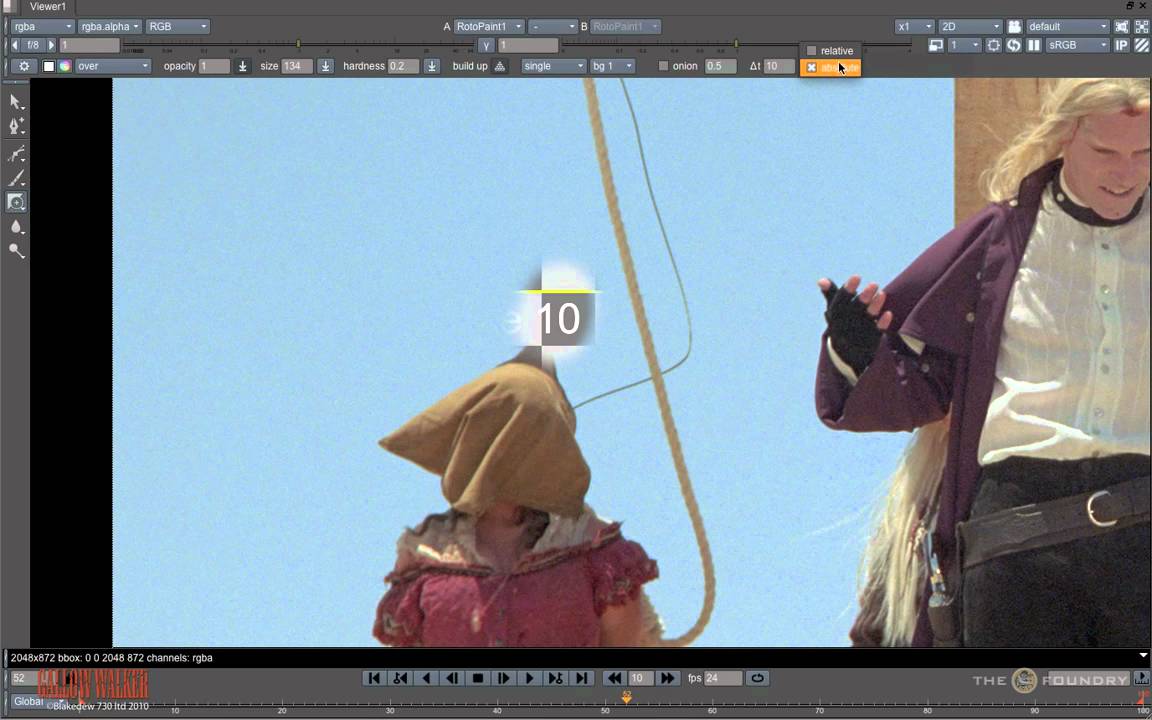 Nuke | Wire Removal In RotoPaint