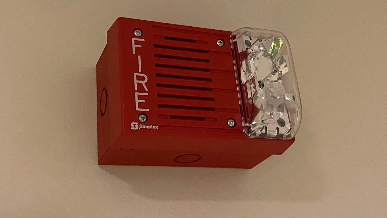 Basement Fire System Test 20 | Simplex Electronic Horn/Strobes