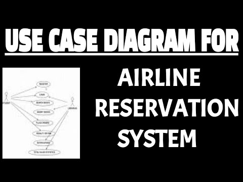 Use case diagram for airline reservation system in uml | Online airline ticket booking system
