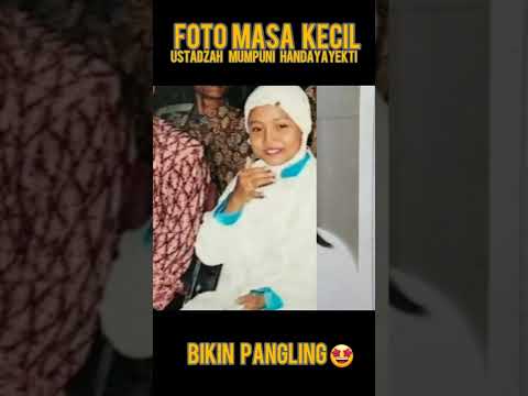 Foto masa kecil ustadzah mumpuni handayayekti bikin pangling 🤩 #shorts