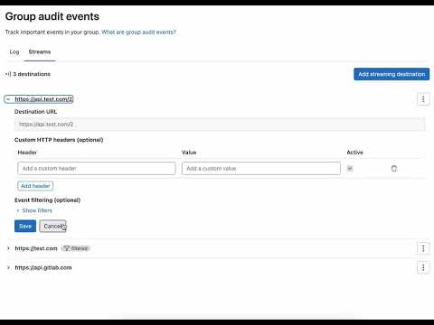 Update streaming audit event with collapsible UI