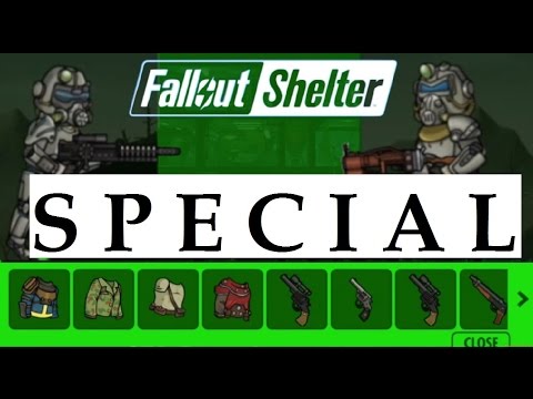 Fallout Shelter - ANDROID USERS - Maxed SPECIAL Stats