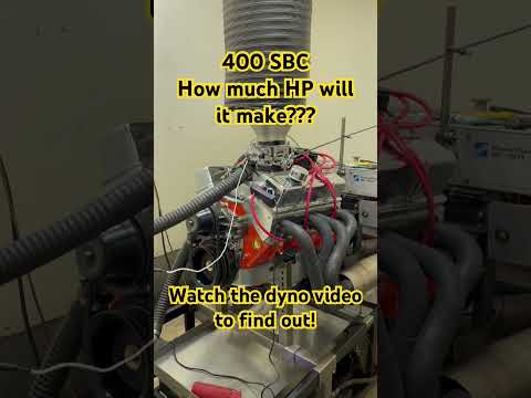 Nasty 400 SBC Chevy Dyno Pull How much HP will it make??? #chevy #sbc #edelbrock #horsepower