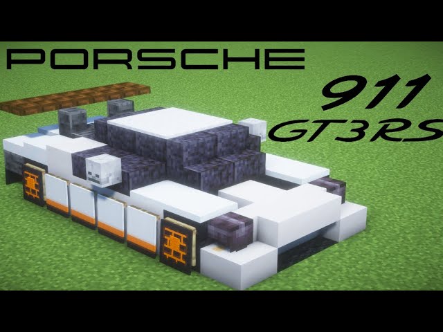 Porsche 911 GT3 RS Minecraft Map